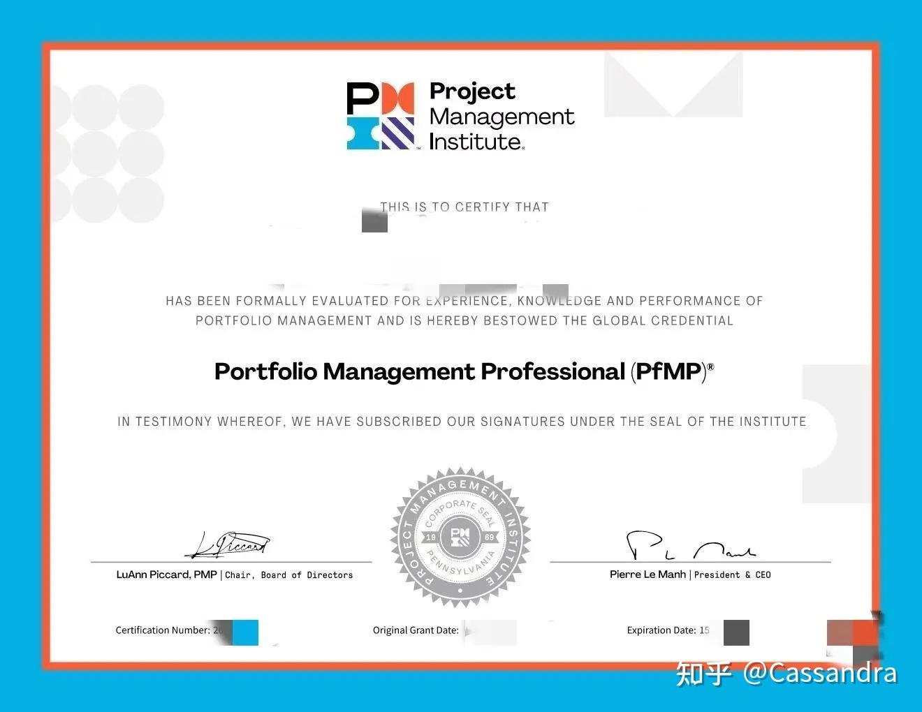 PMI四大证书：PMP、PgMP、PfMP、PMOCP证书对比 - 知乎