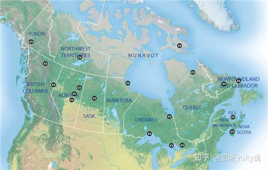 6张奇趣加拿大地图，为你解读加拿大的六大“真相“ - 知乎