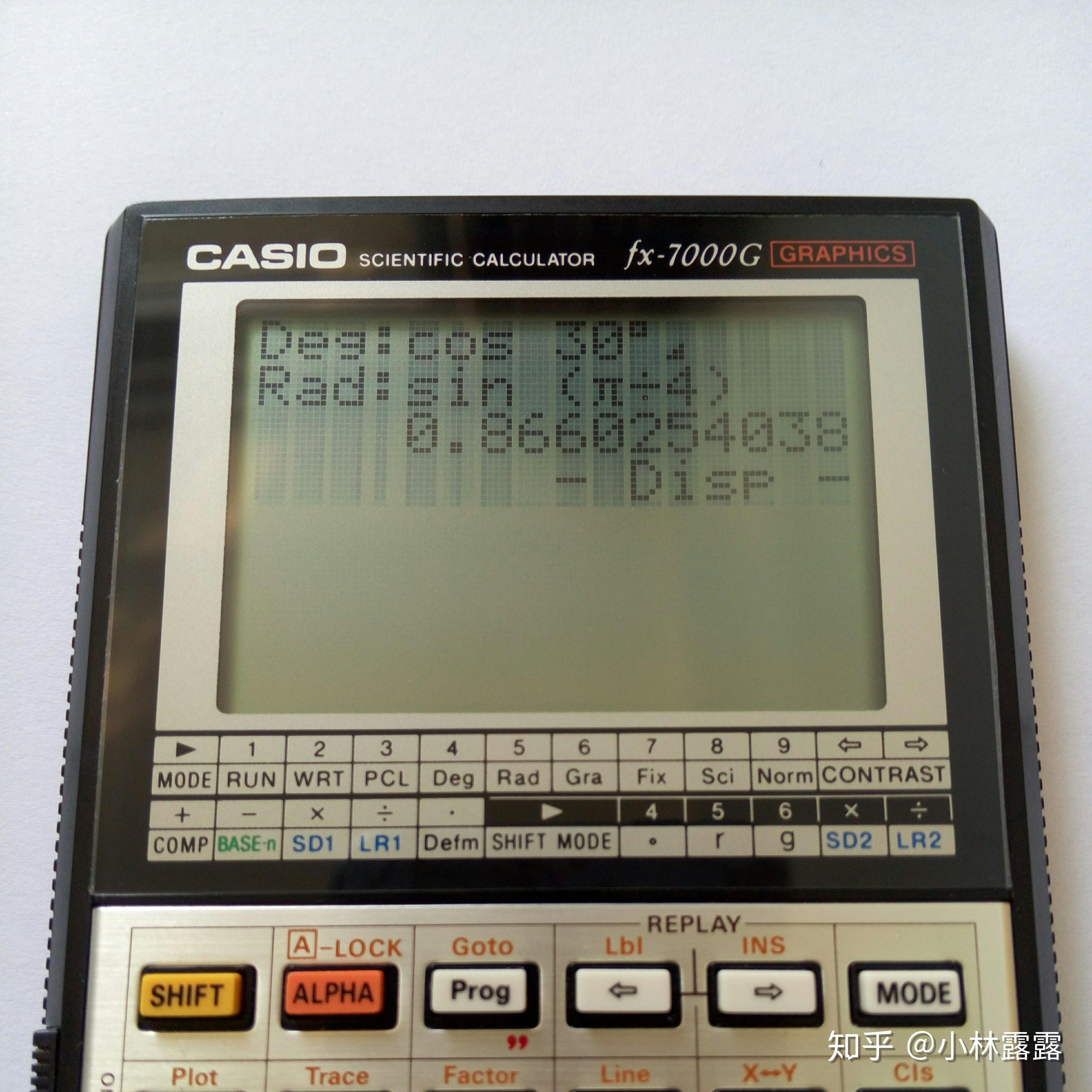世界首款图形计算器——卡西欧 fx-7000G - 知乎