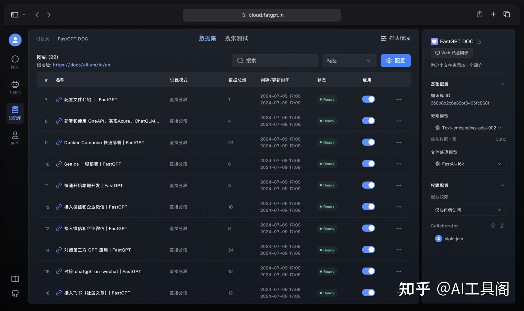 FastGPT：企业级AI Agent平台，支持可视化Workflow + 知识库 + RAG检索引擎 - 知乎