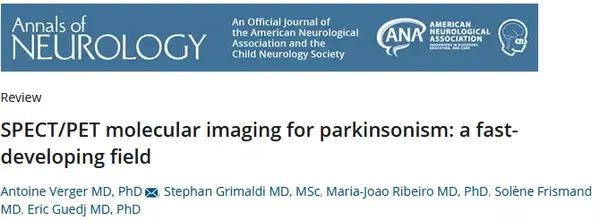 Ann Neurol：帕金森症的SPECT/PET分子成像 - 知乎