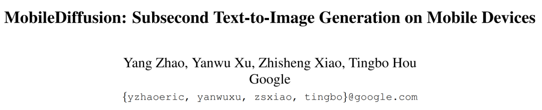 手机上0.2秒出图、当前速度之最，谷歌打造超快扩散模型MobileDiffusion - 知乎