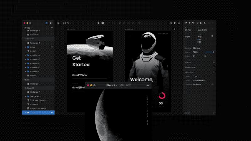 「工具」八分钟了解来自未来的 UI 设计工具：InVison Studio - 知乎