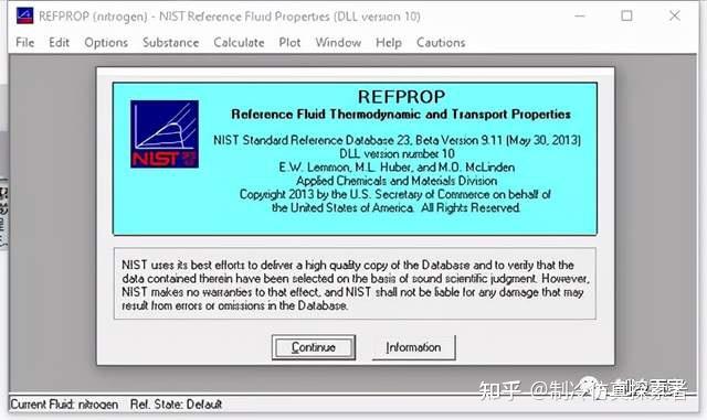 制冷物性王牌软件Refprop：中文翻译和使用手册（附下载链接） - 知乎