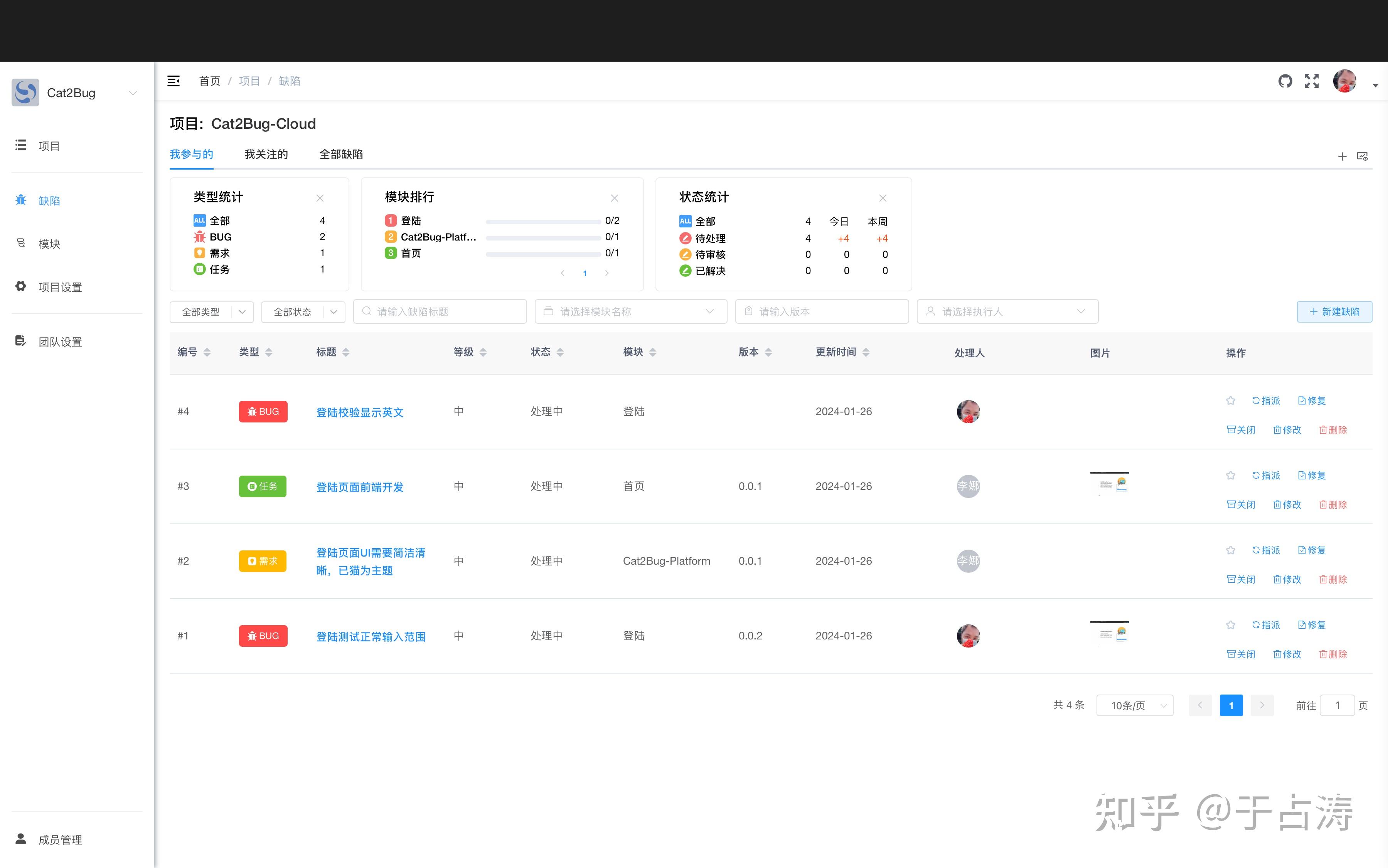 轻量化开源 BUG 管理系统 Cat2Bug-Platform - 知乎