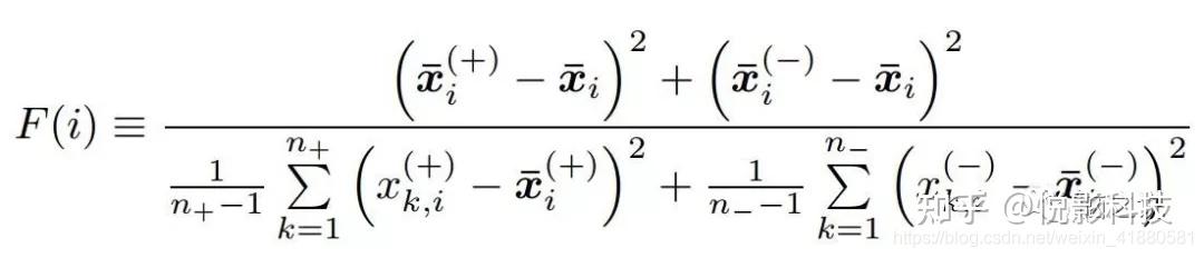 机器学习中如何用F-score进行特征选择 - 知乎