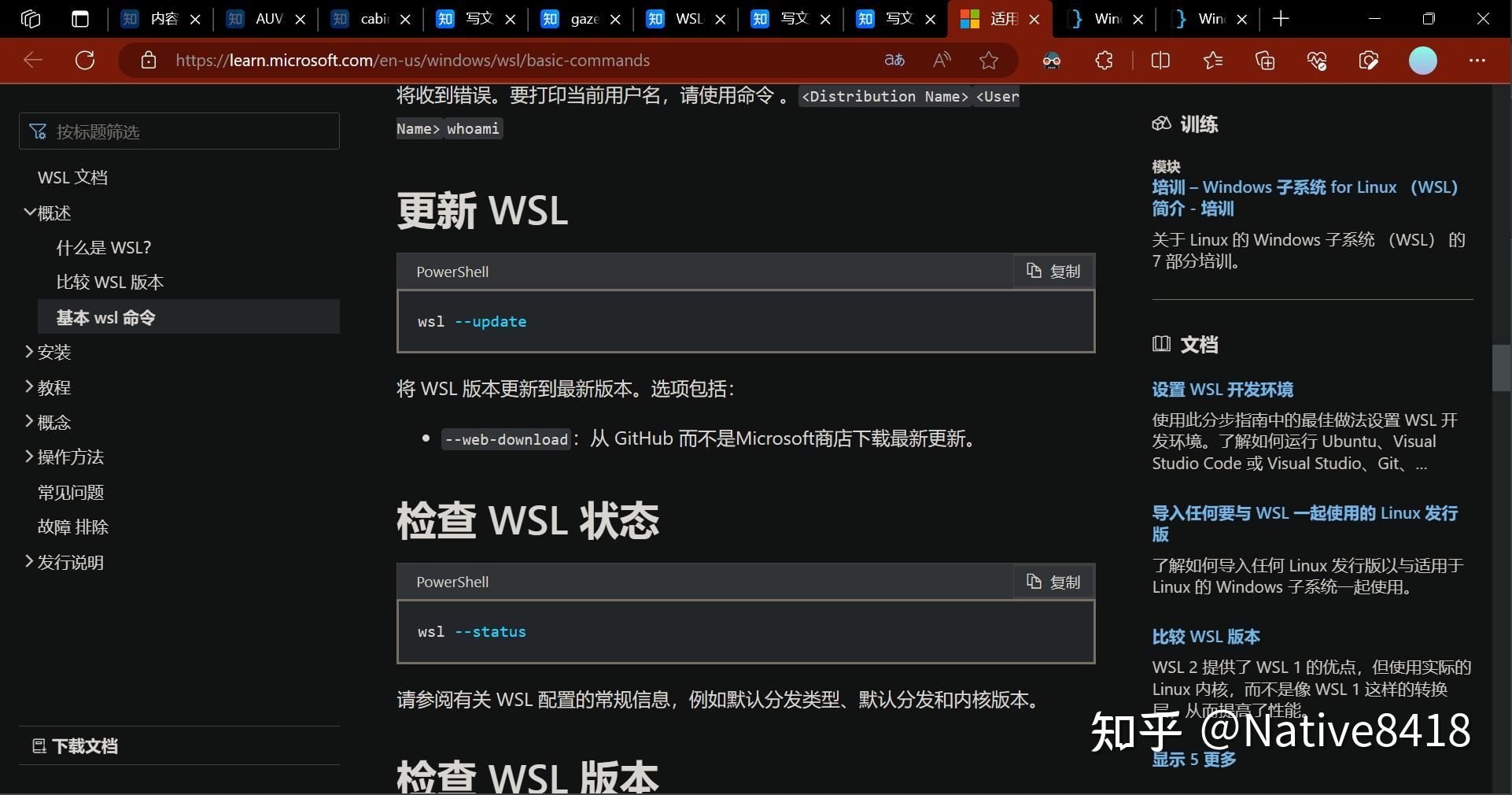 wsl --update 简介 - 知乎
