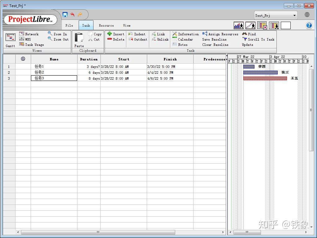 ProjectLibre快速上手指南 - 知乎