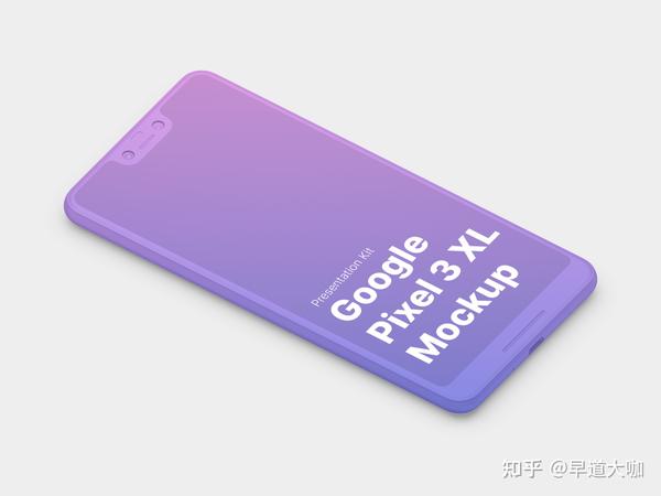 高质量谷歌Google Pixel 3手机屏幕APP界面设计演示样机 Google Pixel 3 XL Mockups - 知乎