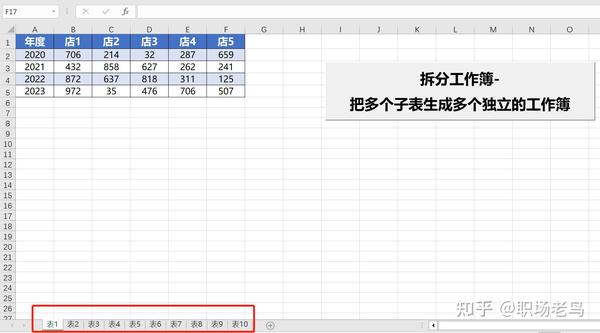 VBA怎样一键拆分工作簿、工作表？不用到处找了，一文给你讲清楚！附完整VBA代码和讲解 - 知乎