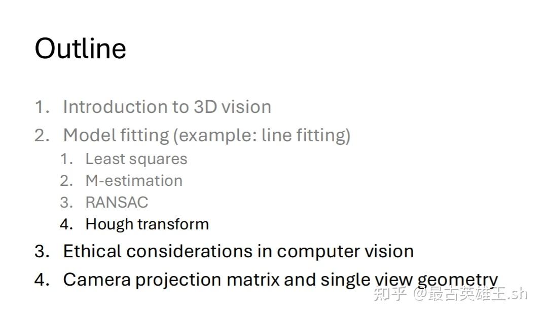 计算机视觉笔记：CV 7-2 3D视觉：相机投影矩阵 Camera projection matrix - 知乎