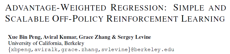 离线强化学习(Offline RL)系列3: (算法篇) AWR(Advantage-Weighted Regression)算法详解与实现 - 知乎