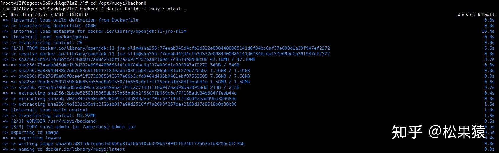 使用 Docker 容器化部署 Spring Boot Vue 项目：以若依后台管理系统为例 知乎