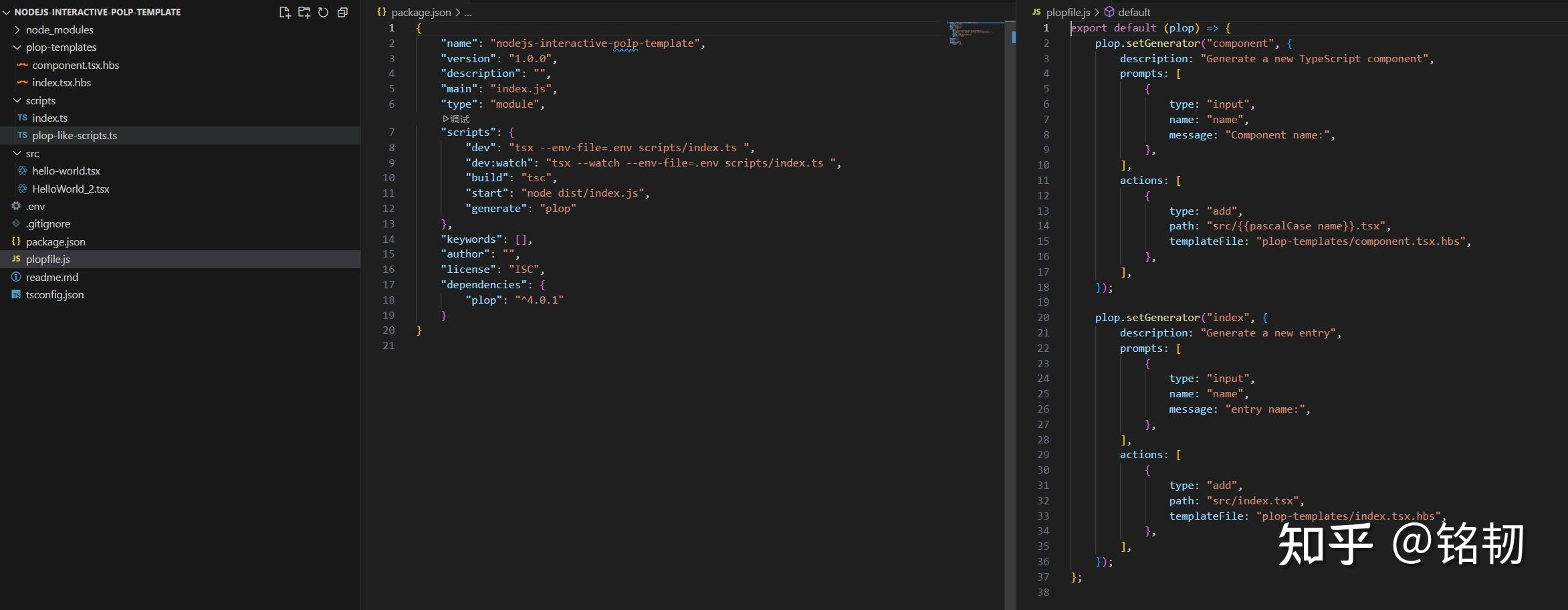 快速搭建 TypeScript + Node.js 项目：CLI 应用与 Plop.js 自动化实践 - 知乎