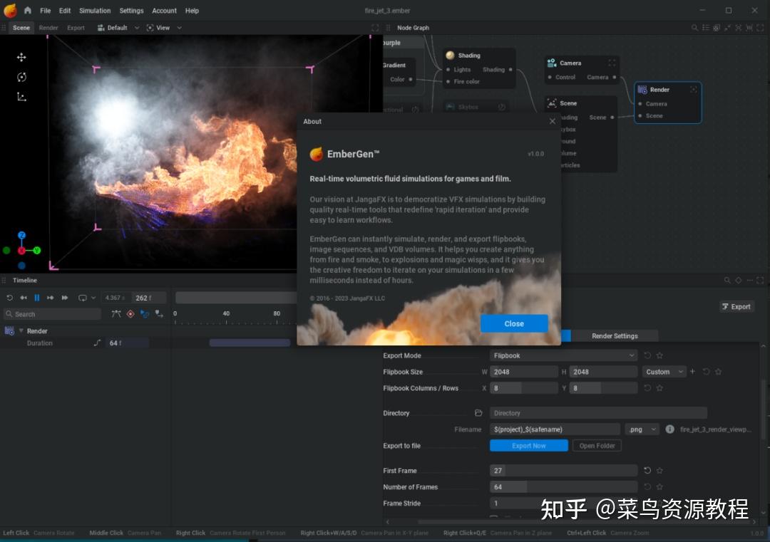 EmberGen 1.0.4正式版 实时流体特效软件打造逼真火焰与烟雾特效 for Win（附6集使用教程） - 知乎