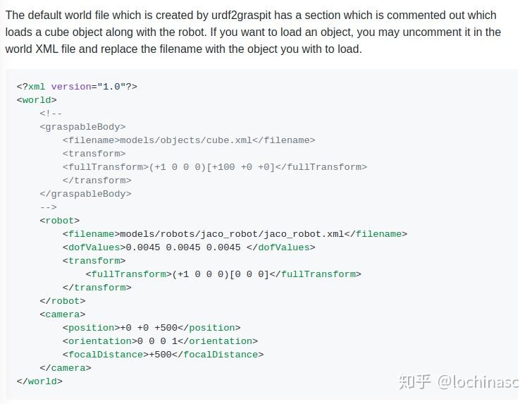 Graspit使用记录 - 知乎