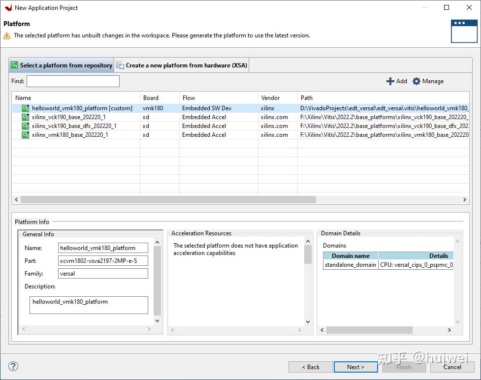 Xilinx Versal VMK180开发板hello world教程 - 知乎