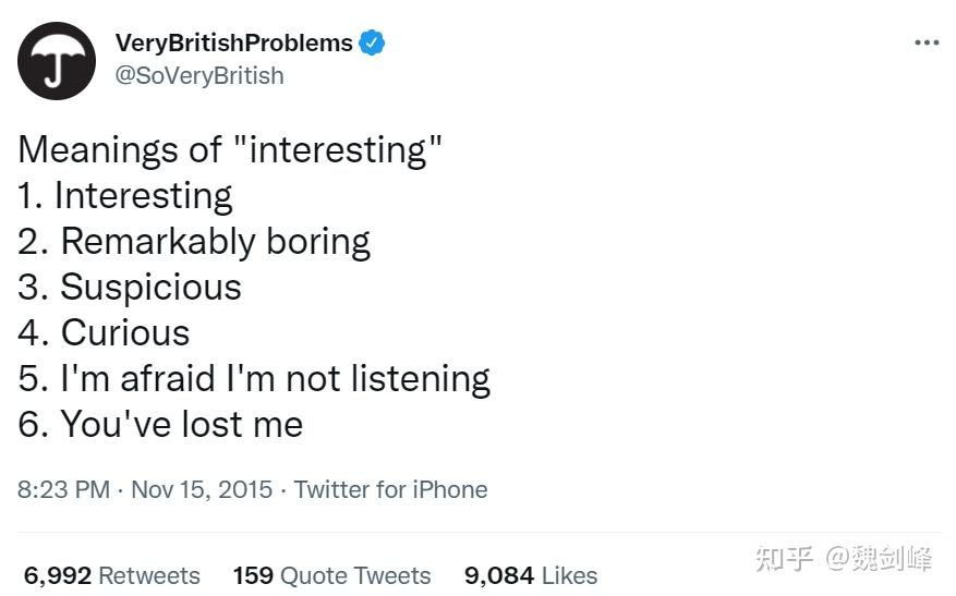 聊一聊interesting的用法 - 知乎