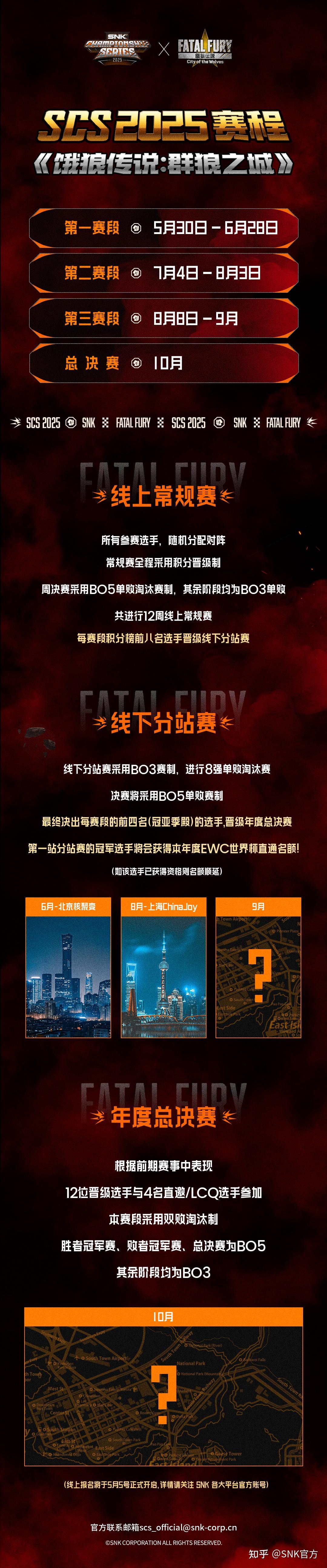 【SCS 2025】《饿狼传说：群狼之城》&《拳皇 15》官方赛程正式公布！ - 知乎