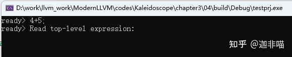 VS2022+chapter3. Kaleidoscope: Code generation to LLVM IR+debug简单测试 - 知乎