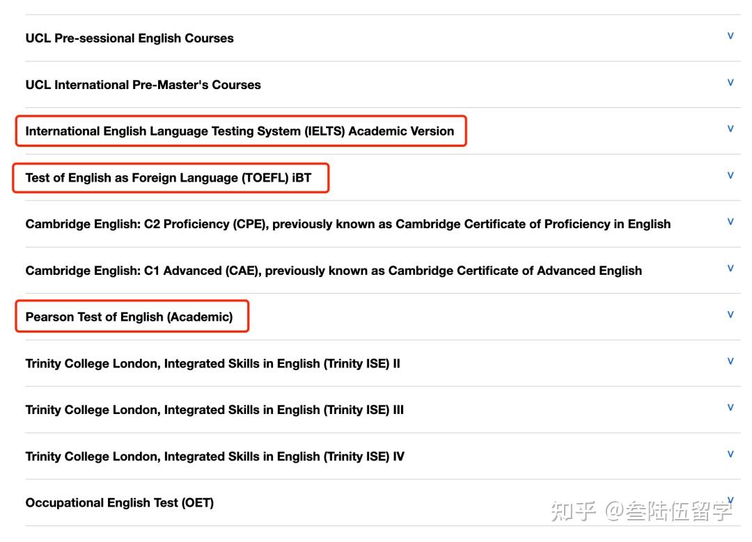 【英国】23fall认可的语言类型-直录 - 知乎