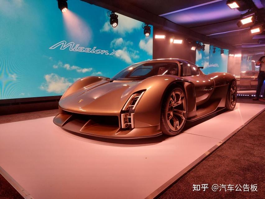保时捷Mission X概念车亮相，造型夸张，座舱方程式即视感 - 知乎
