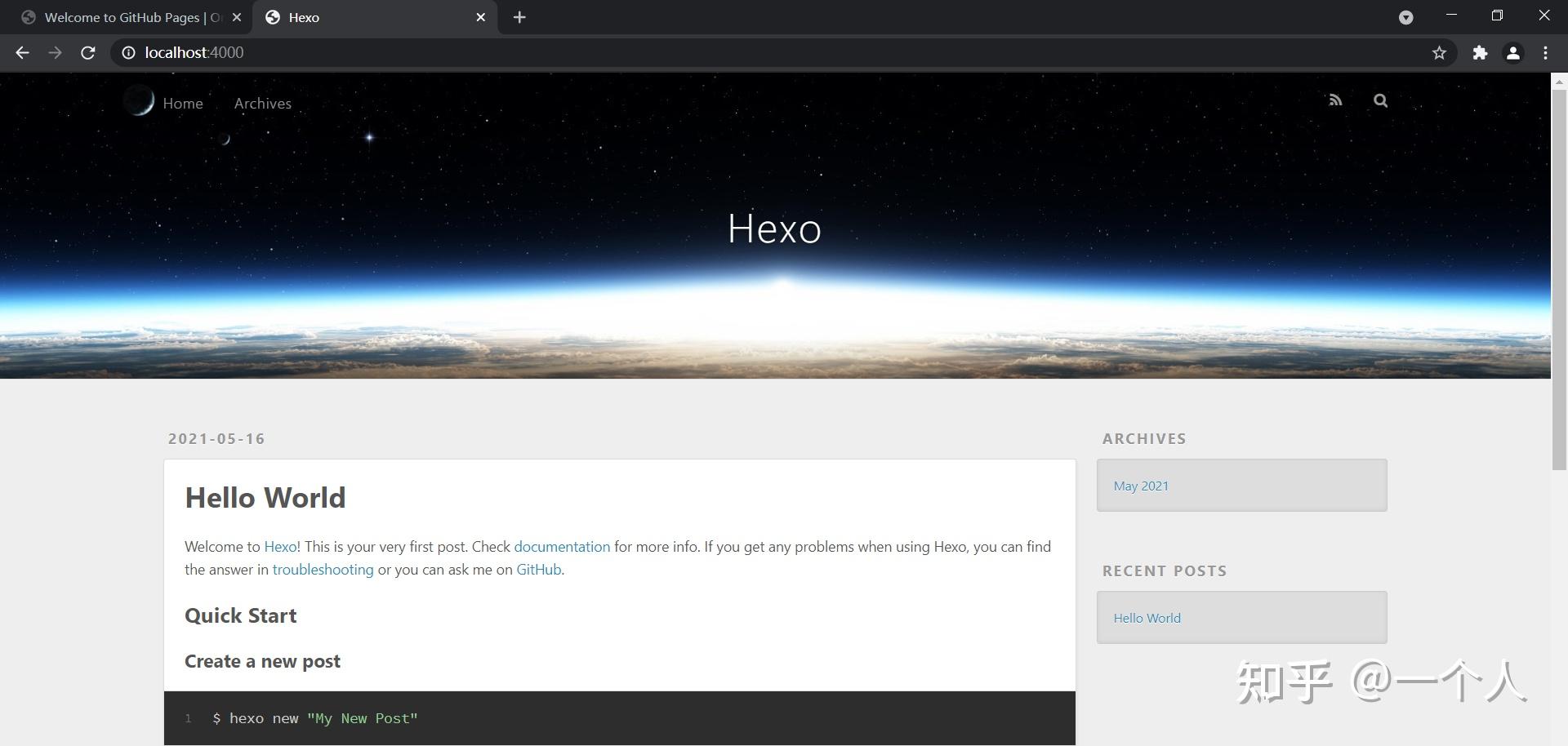 打造一个开箱即用的超级丝滑的漂亮hexo博客网站 - 知乎