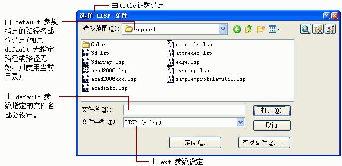 CAD_lisp的getfiled函数使用方法 - 知乎