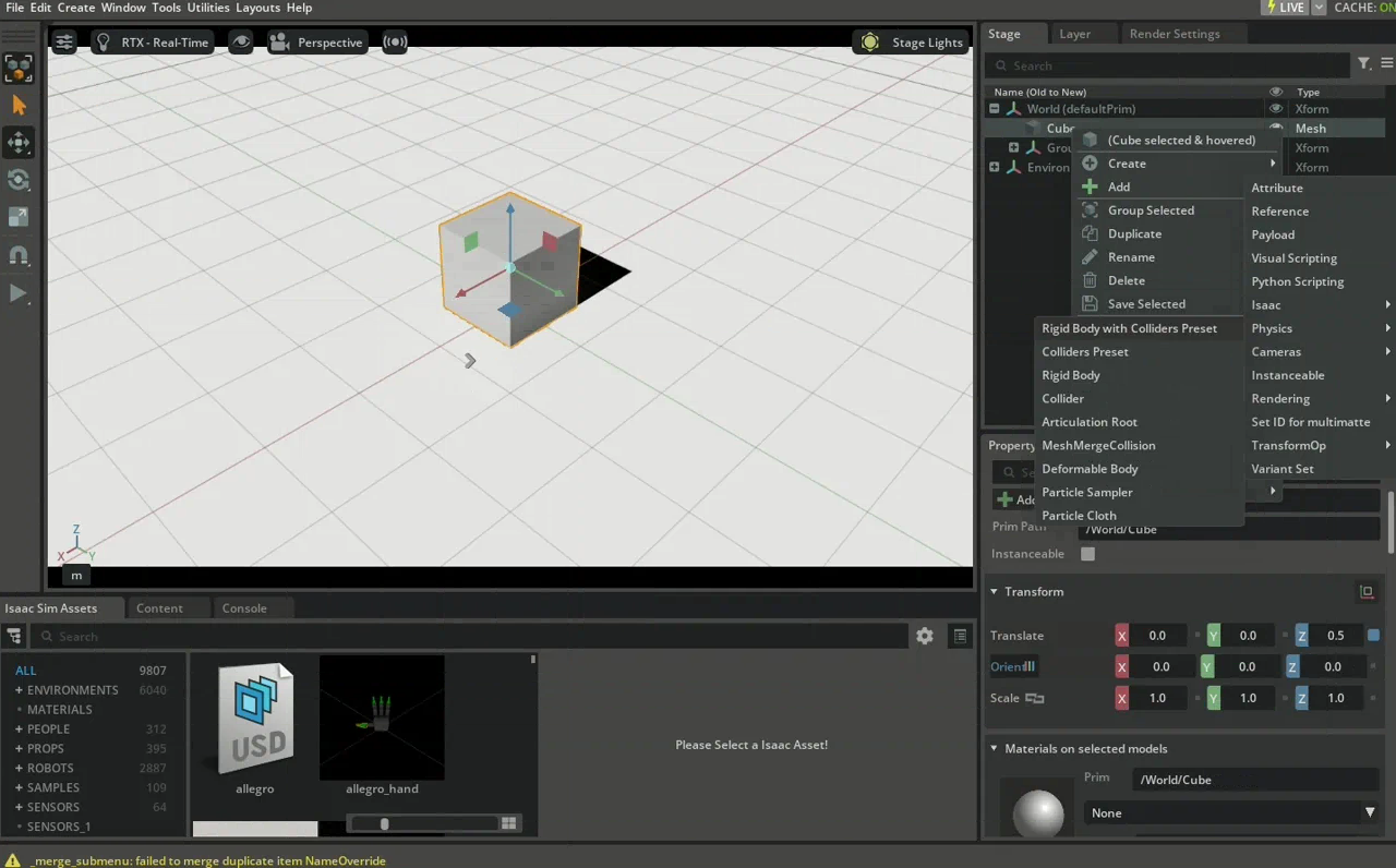 【Isaac Sim 5.0.0】Robot and Sensor Simu～n - Sensors - Phy～-Based Sensors - Contact Sensor - 知乎