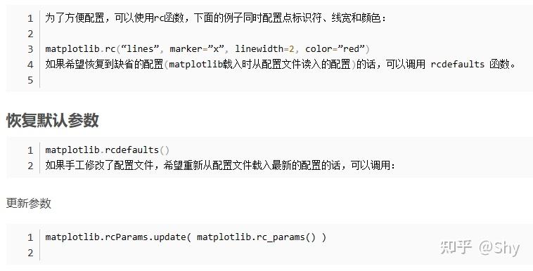 笔记 matplotlib rcParams - 知乎