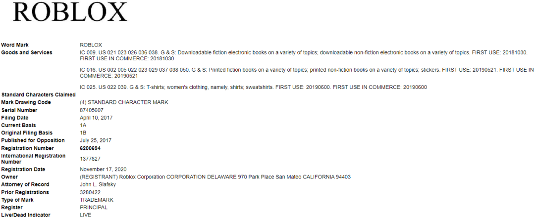 Roblox游戏再次起诉商标侵权，案件号：23-cv-2396 - 知乎