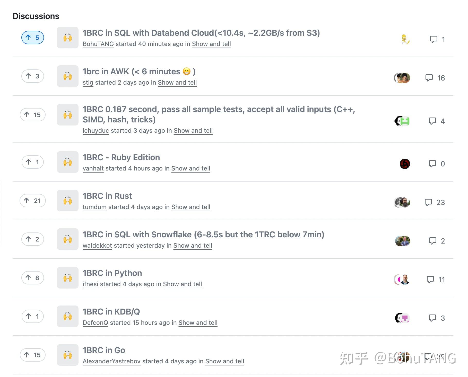 The One Billion Row Challenge - 知乎