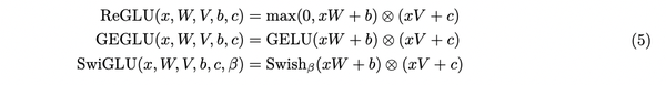 [LLaMa-FFN改进]SwiGLU：GLU Variants Improve Transformer - 知乎