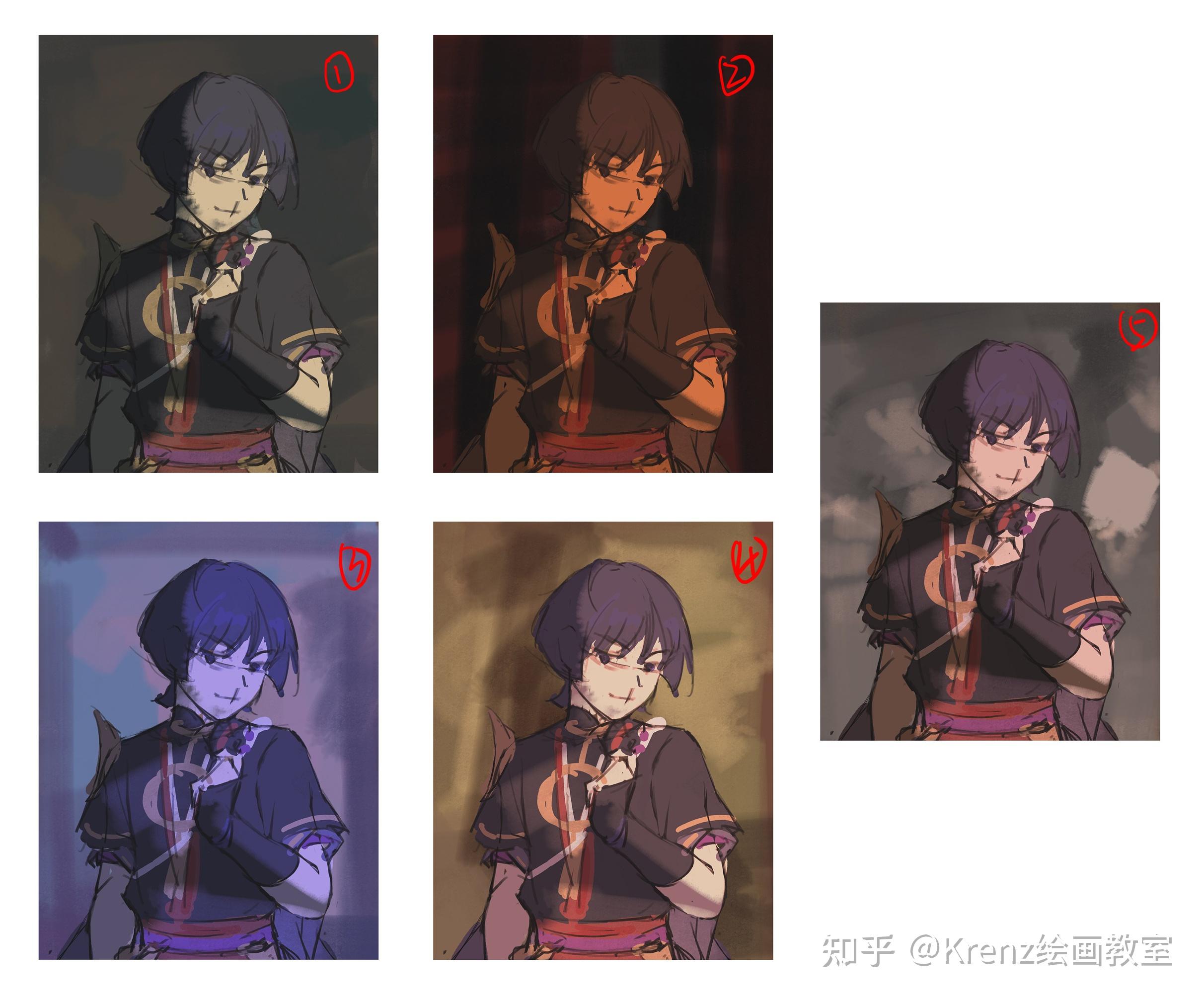 Krenz绘画教室【优秀作业心得】光影与色彩-0108 - 知乎