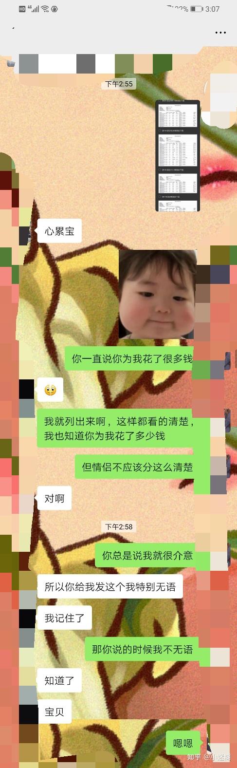 男朋友总说为我花钱很多,却不觉得我也为他花了钱,怎么办? 知乎