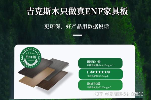 十大环保板材品牌吉克斯木详解：ENF和F4星到底哪个才环保 - 知乎