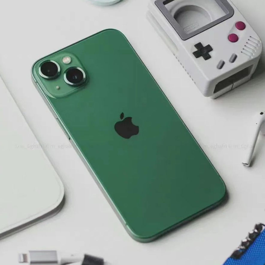 苹果iPhone13绿色版和iPhone13 Pro苍岭绿真机多角度实拍图 - 知乎