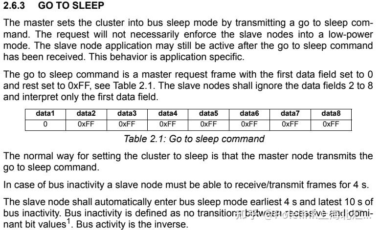 LIN休眠唤醒及测试心得 - 知乎