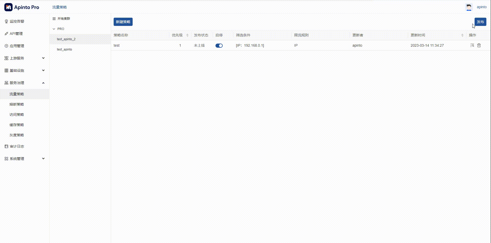 开源Apinto网关-流量策略 - 知乎