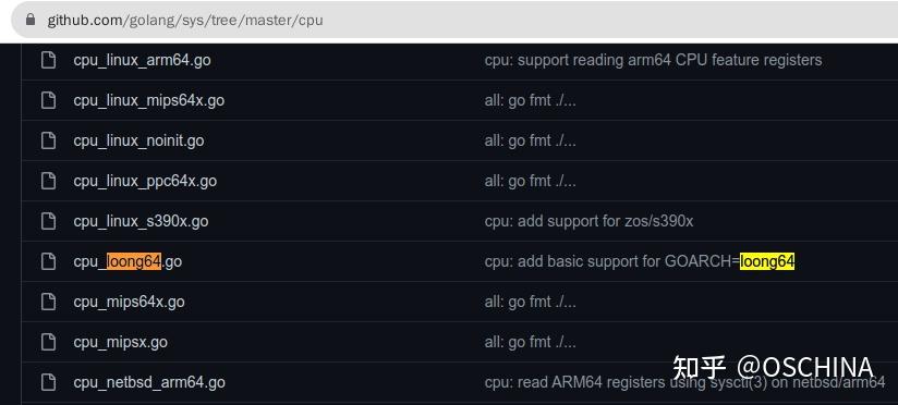 Go 1.19 开始原生支持 LoongArch 架构 - 知乎