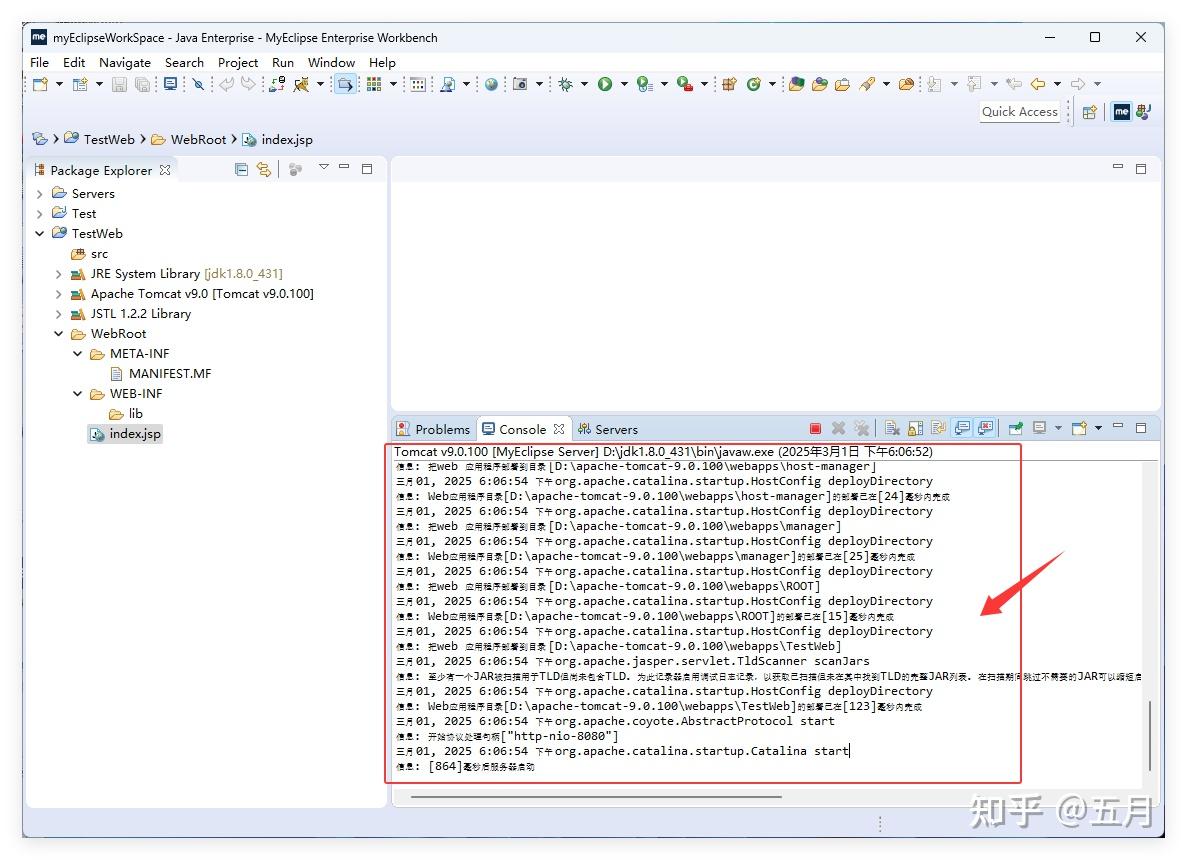 Java Web开发, myeclipse配置本地的tomcat、部署项目、启动项目、超详细小白保姆级教程 - 知乎