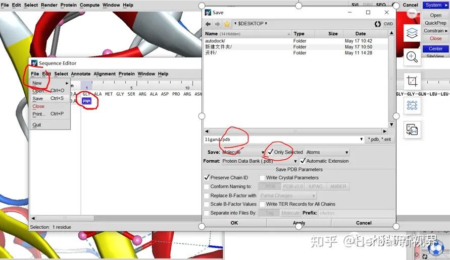 Autodock 分子对接 [6] - 用Autodock4做共价对接 - 知乎