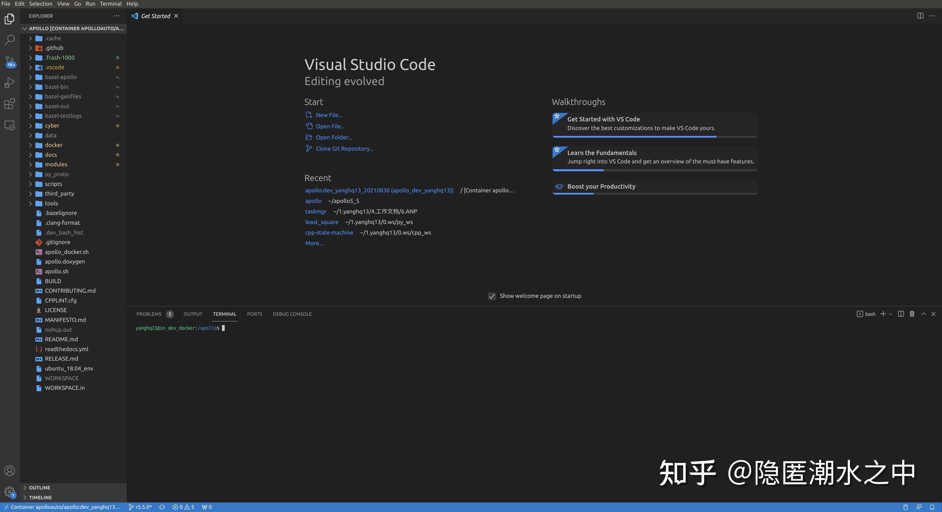 【调试指南】vscode连接docker容器调试apollo代码 - 知乎