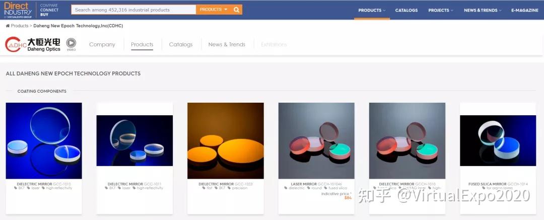 工业B2B平台-《我的Directindustry情缘》-大恒新纪元科技股份有限公司 - 知乎