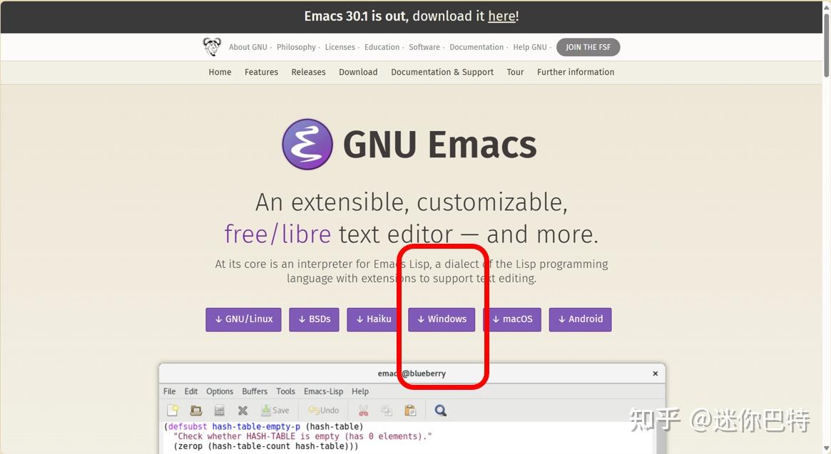 1. Emacs 在 Windows 下的安装 - 知乎
