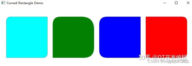 QML Shape实现任意圆角Rectangle矩形 - 知乎