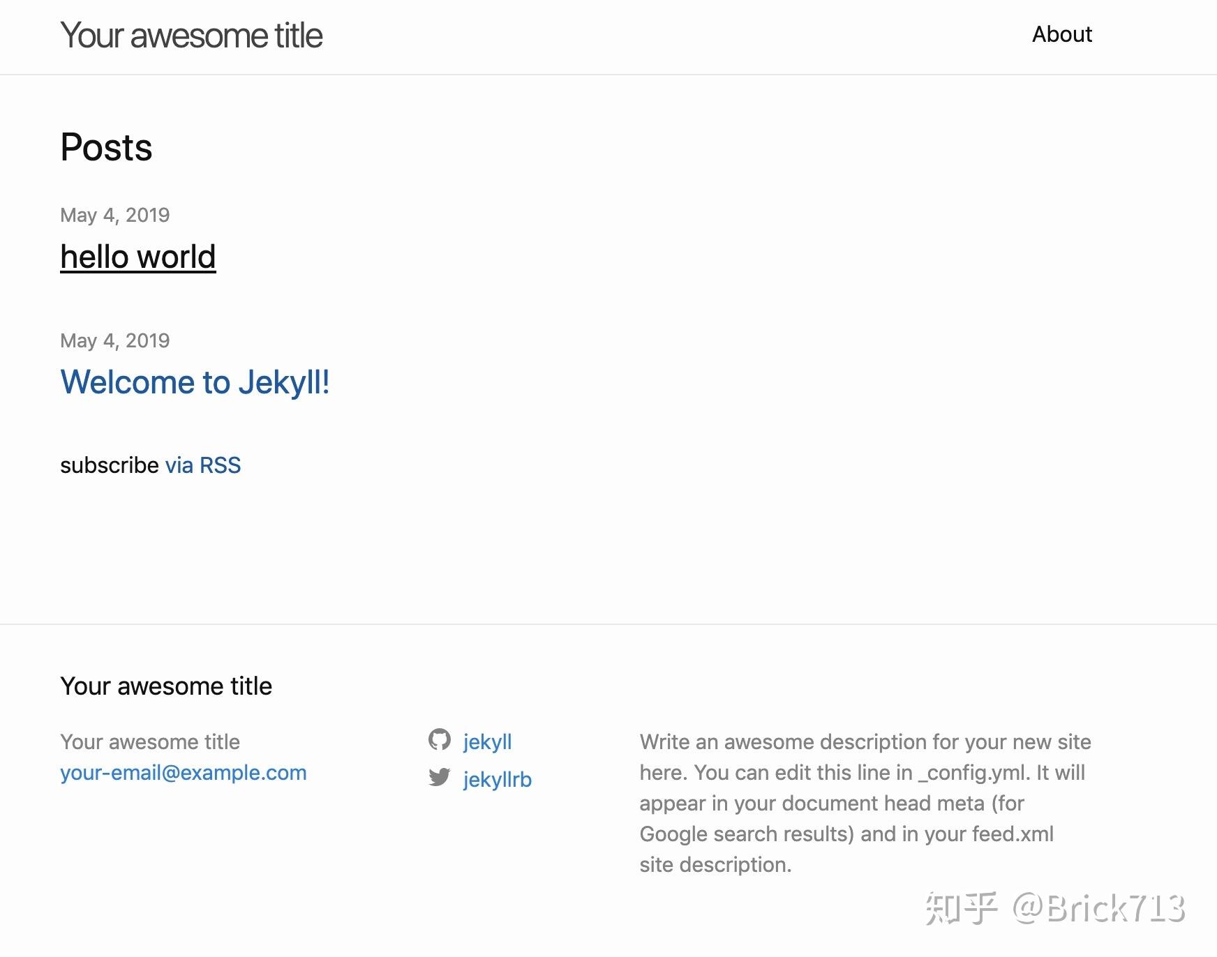 从零到一的 GitHub Pages 搭建教程 - 知乎