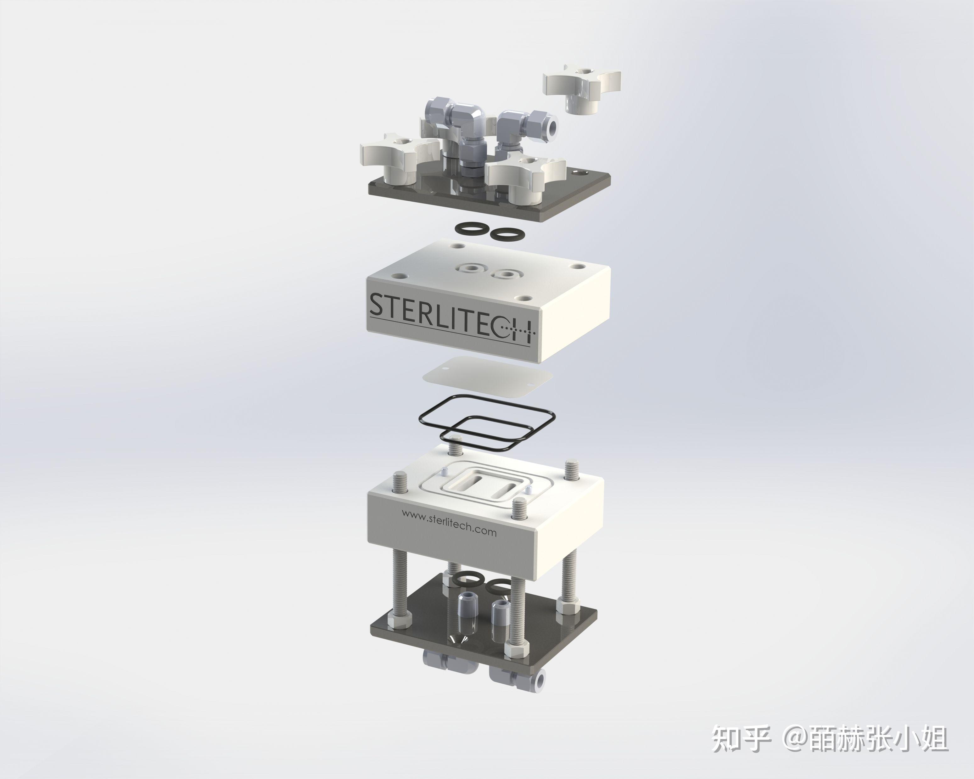 美国Sterlitech CF016 Cell Assembly, Forward Osmosis, PTFE (CF016P-FO) 正渗透 ...