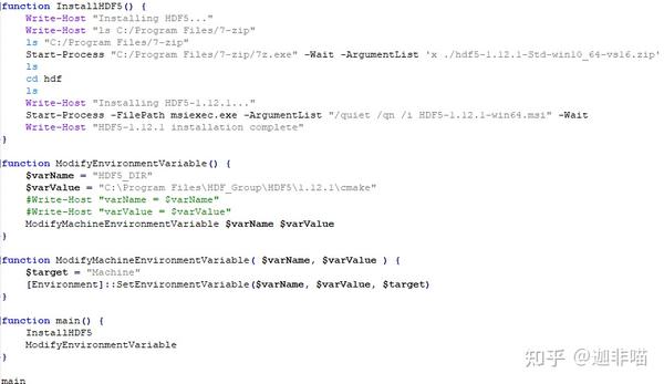 Win10下通过PowerShell脚本安装配置HDF5-1.12.1 - 知乎